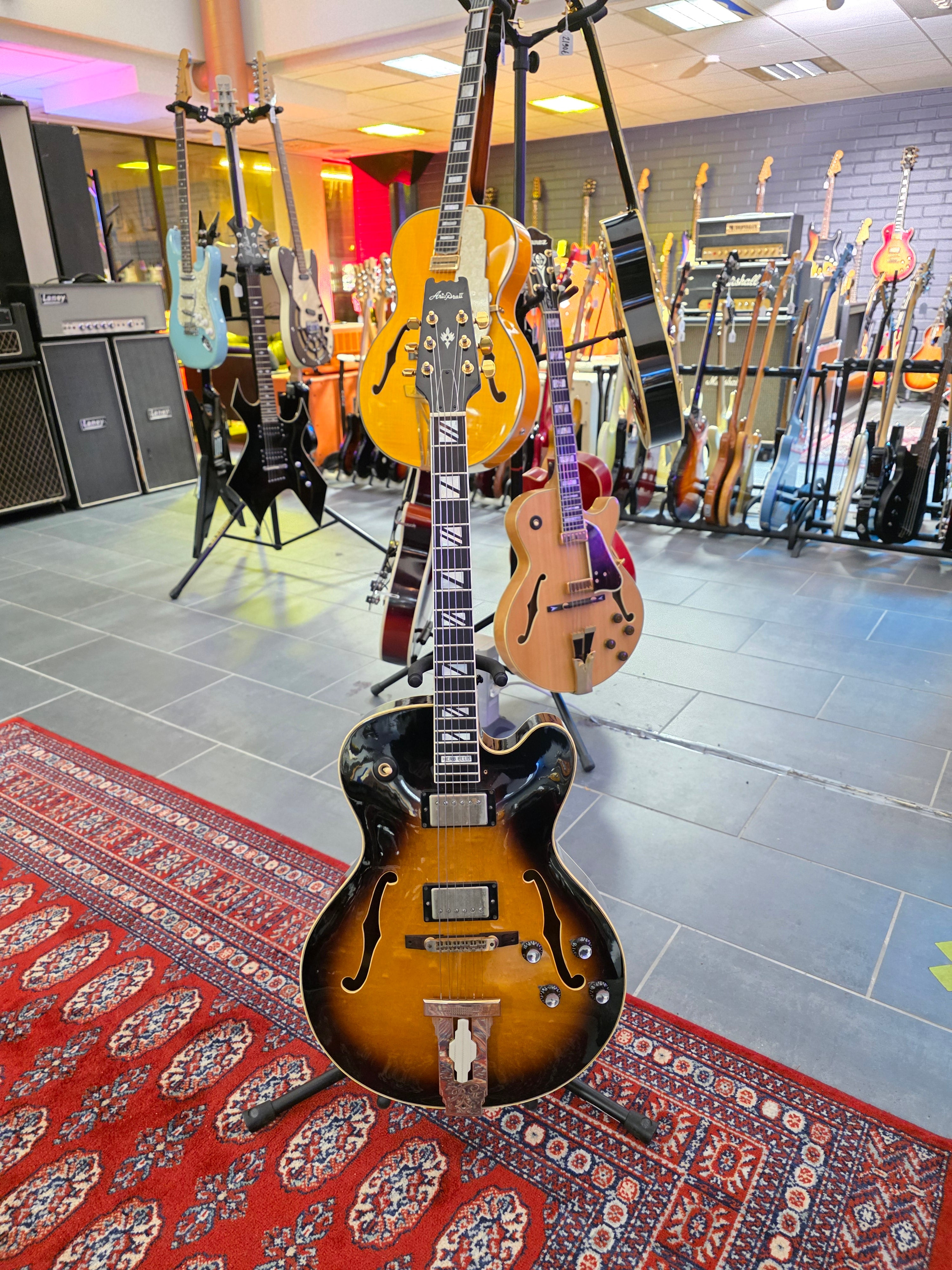 Aria Pro II PE-175 Herb Ellis 1970s – Tonefest Guitar Gallery