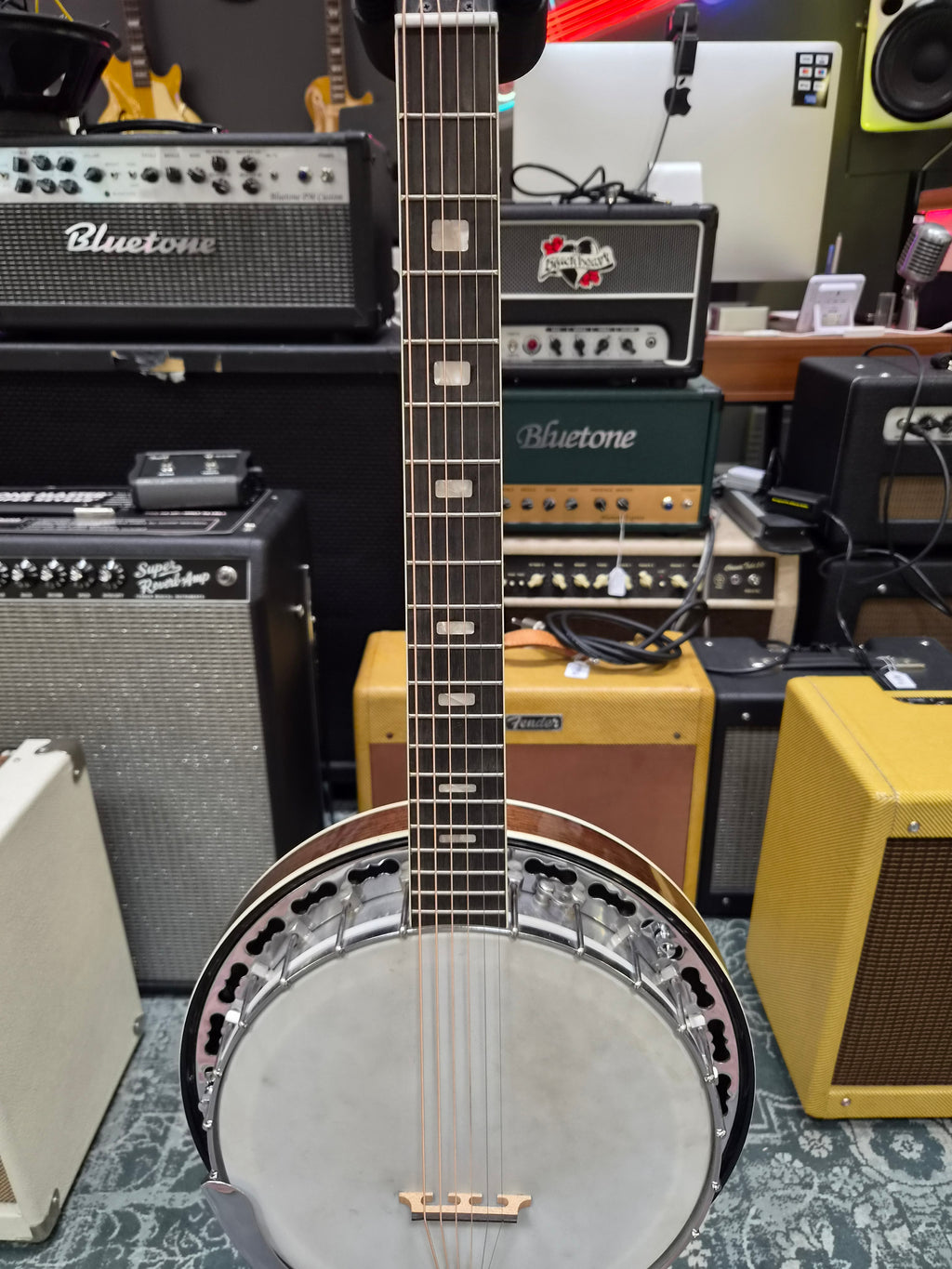Maya 6.String Banjo 1970s Made in Japan – Tonefest Guitar Gallery