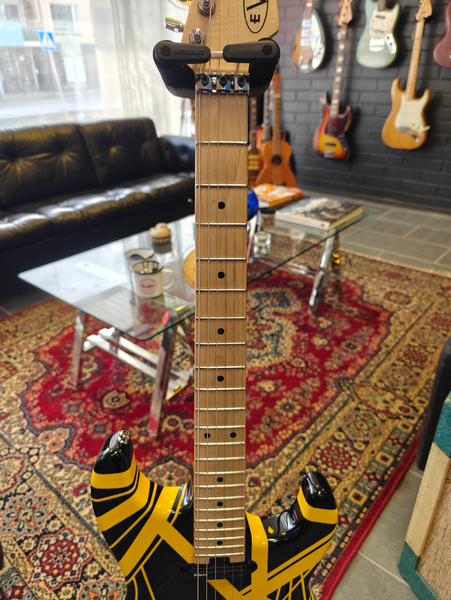 EVH Stripe Black "Bumble Bee" 2023 w/ Dimarzio Chopper – Tonefest ...