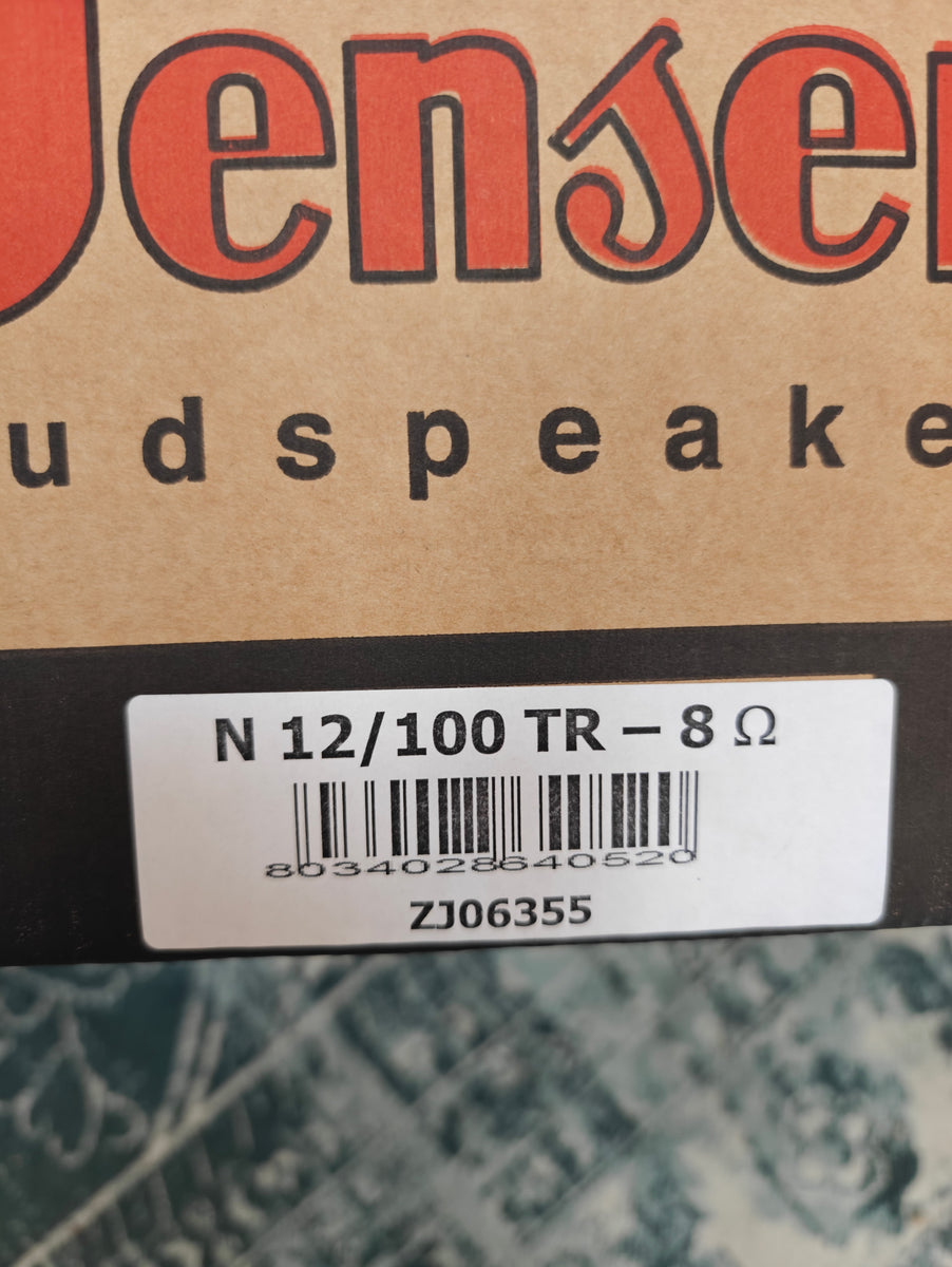 Jensen N12/100 TR Tornado – Tonefest Guitar Gallery