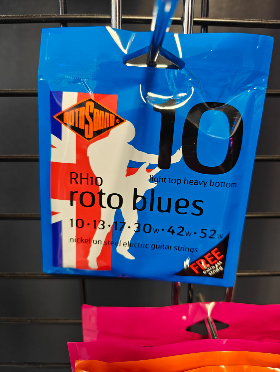 Rotosound RH10 Roto Blues Electric Guitar Strings 010-052 – Tonefest ...