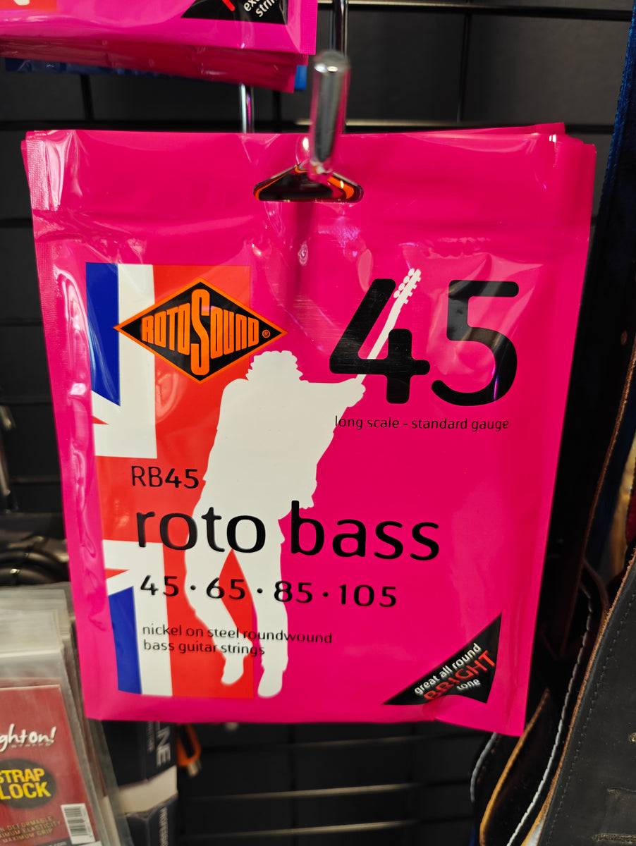 Rotosound RB45 Roto Bass Electric Bass Guitar Strings 045-105 ...