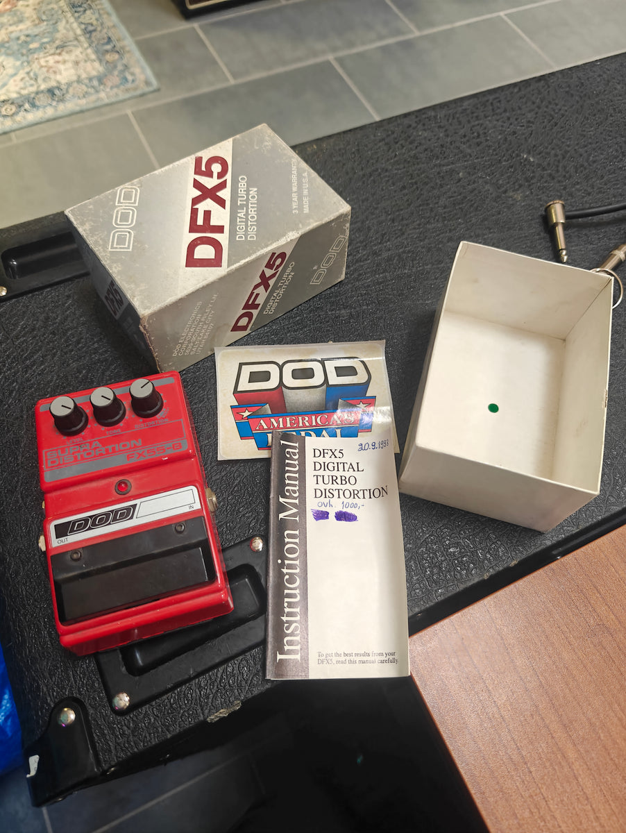 DOD Supra Distortion FX55-B – Tonefest Guitar Gallery