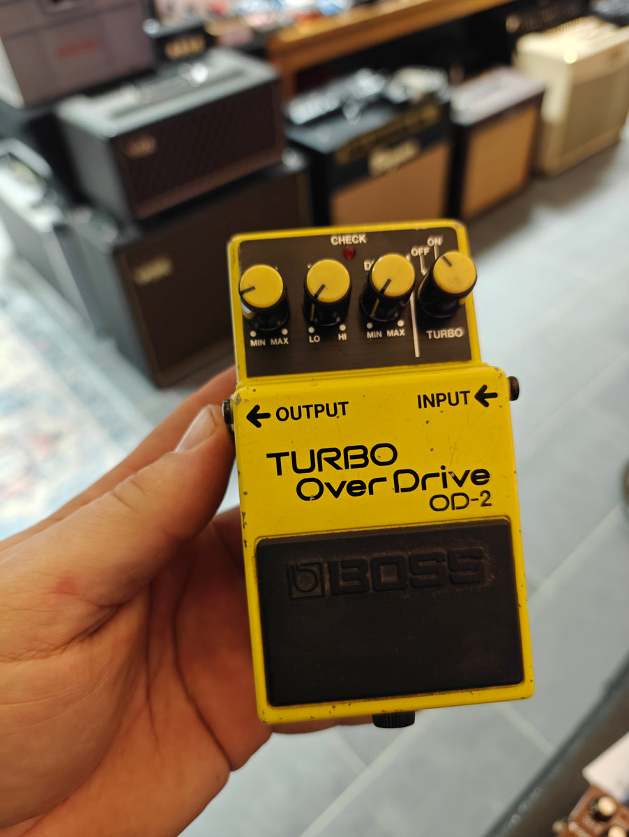 Boss OD-2 Turbo Overdrive 1986 – Tonefest Guitar Gallery